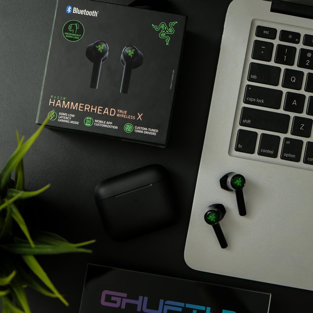 Jual Headset Gaming Earbuds TWS Bluetooth Razer Hammerhead | Shopee ...