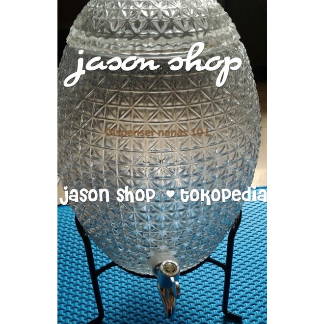 Jual Dispenser Kaca Nanas 10L/Water Tank Nanas 10L/Dispenser Unik ...