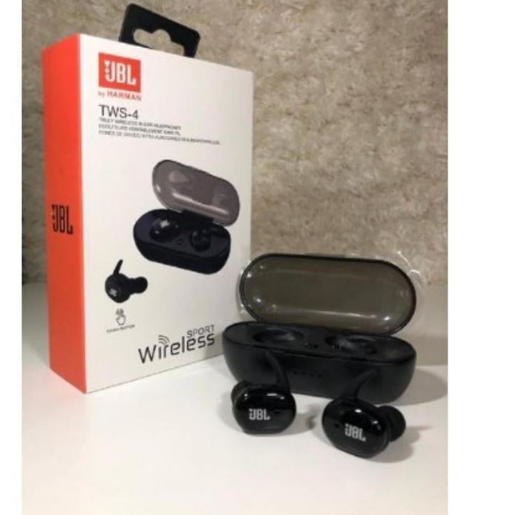 Jual Tren Terbaru WIRELESS EARPHONE BLUETOOTH JBL TWS 4 STEREO BY ...