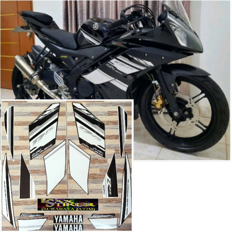 Jual striping original Yamaha R15 hitam tahun 2014 2015 | Shopee Indonesia