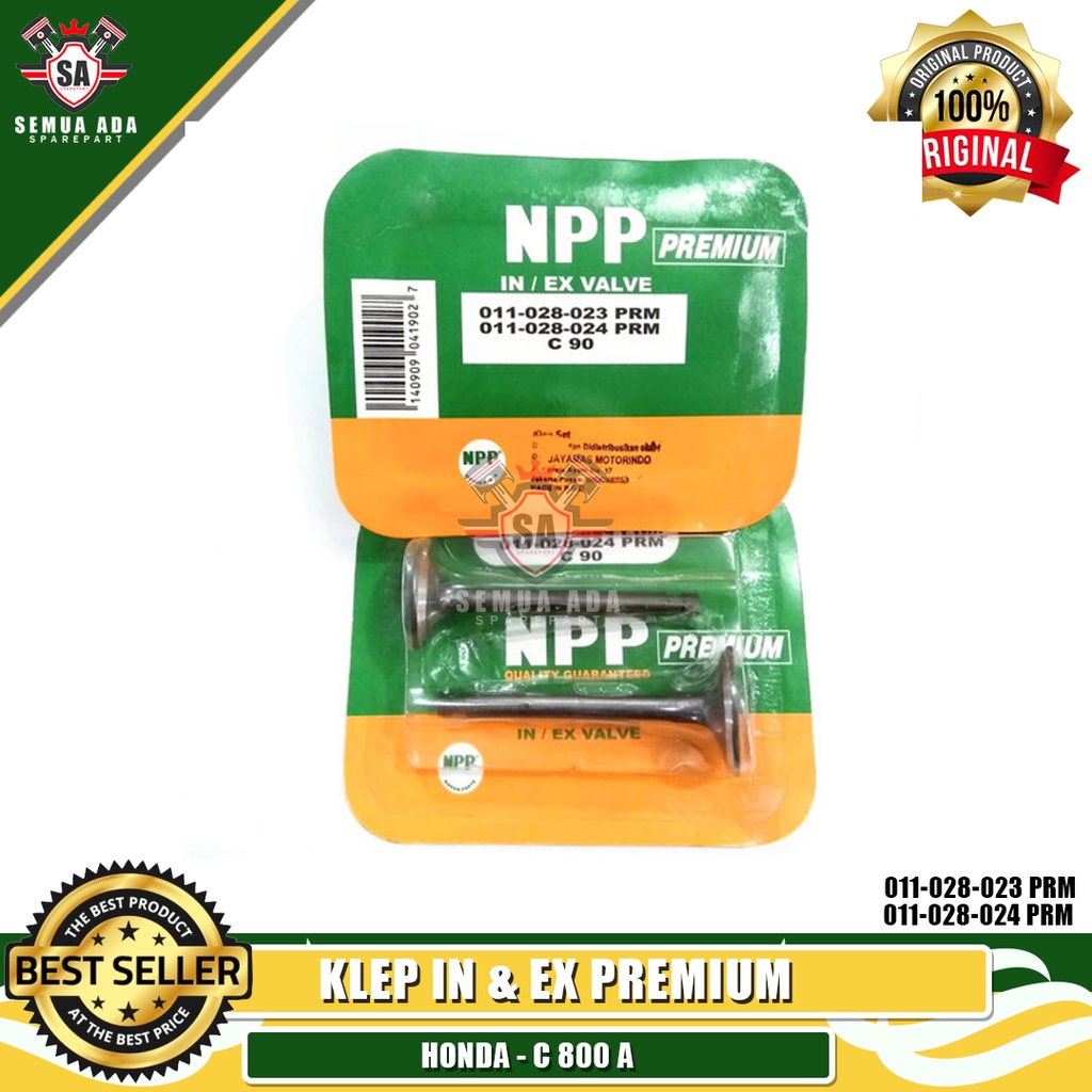 Jual VALVE SET / PAYUNG KLEP IN EX PREMIUM NPP C 800 A ORIGINAL NPP 100 ...
