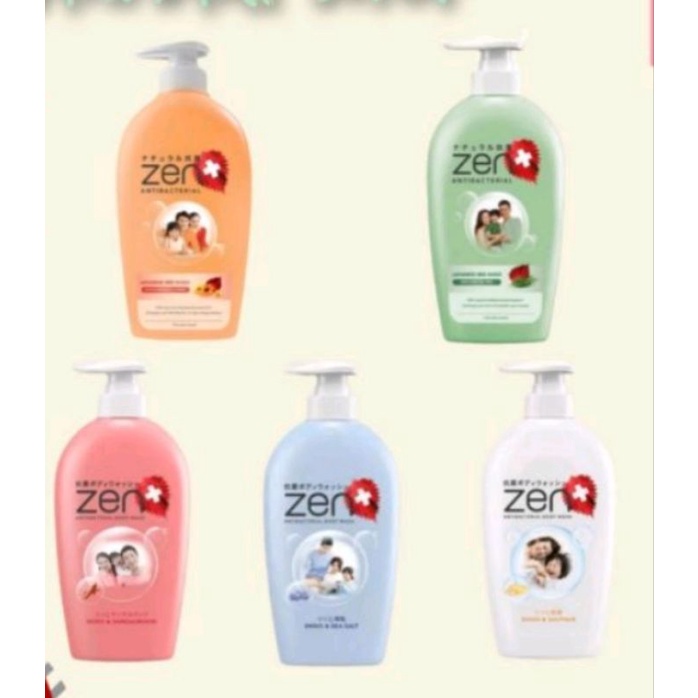 Jual SABUN ZEN CAIR PUMP ANTI BACTERIAL 480 ML/ZEN SABUN CAIR PUMP 500 ML | Shopee Indonesia