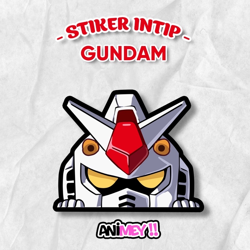 Jual Stiker intip Gundam / stiker anime waterproof | Shopee Indonesia