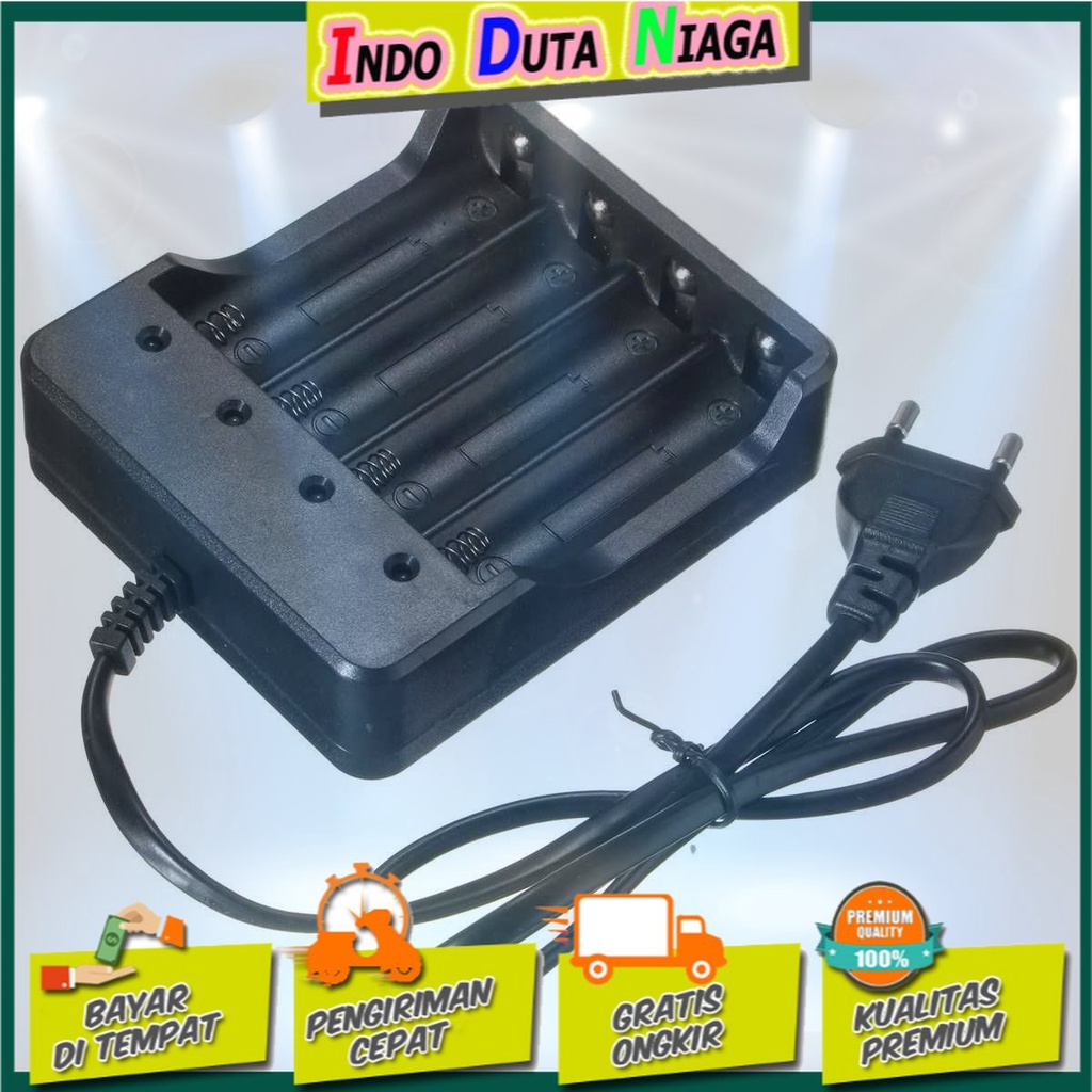 Jual IDN TOOLS - Charger Baterai 18650 4 Slot - HD-077B | Shopee Indonesia