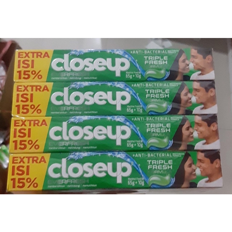 Jual CLOSE UP PASTA GIGI 65 GR EXTRA 15 GR | Shopee Indonesia