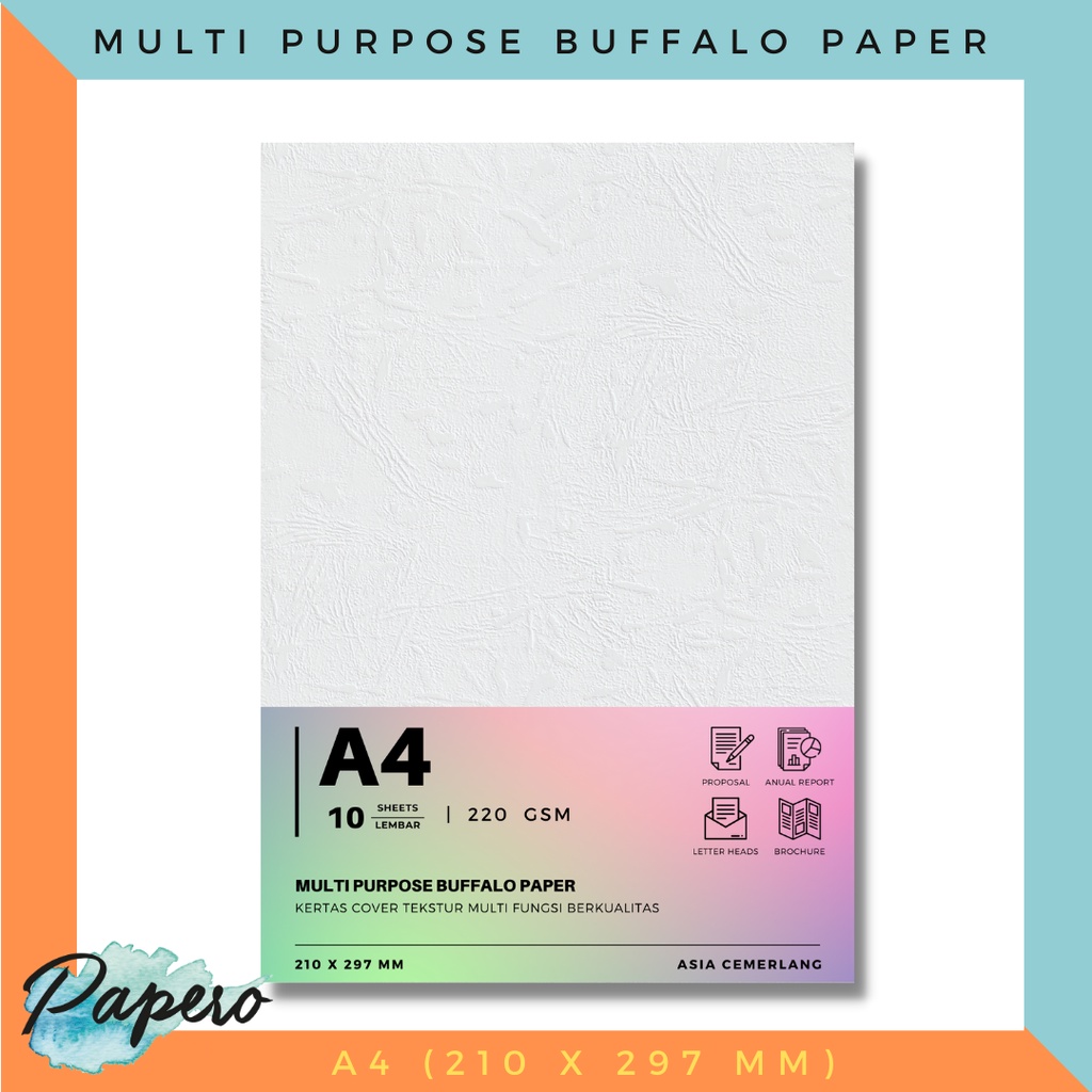 Jual Kertas Karton Cover Buffalo A4 / F4 220 gsm | Shopee Indonesia