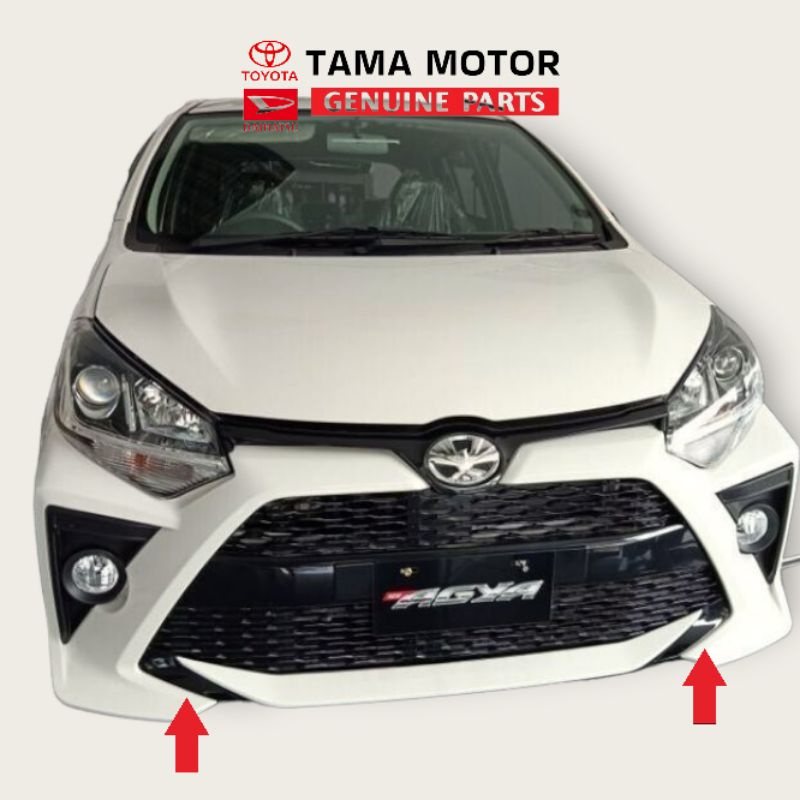 Jual INSERT MOULDING BUMPER KUMIS BUMPER LIS BUMPER DEPAN AGYA FACELIFT ...