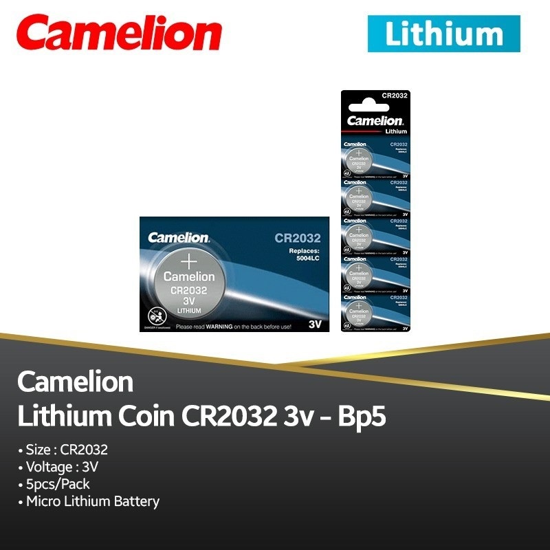 Jual CAMELION Baterai Koin CR2032 Battery Lithium Coin CR 2032 3 V ...