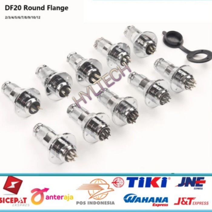 Jual CONNECTOR CB 4 PIN MALE-FEMALE GX20 NCS DF 20mm | Shopee Indonesia