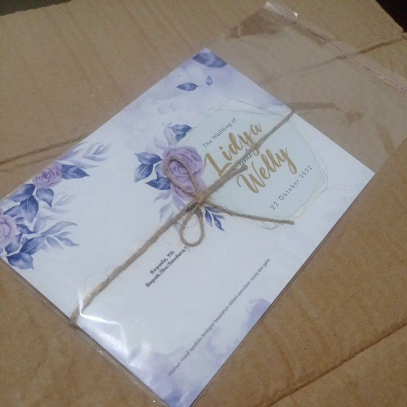 Jual Undangan Floral Custom | Shopee Indonesia