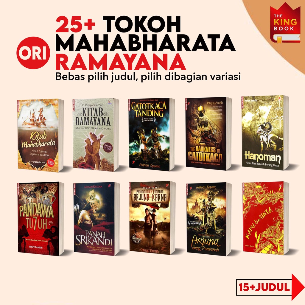 Jual KOLEKSI LENGKAP RAMAYANA MAHABHARATA resi durna pandawa tujuh ...
