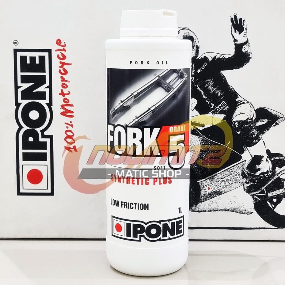 Jual Fork Oil IPONE Oli Shock Depan Grade 5 Soft Synthetic Plus 1L | Shopee Indonesia