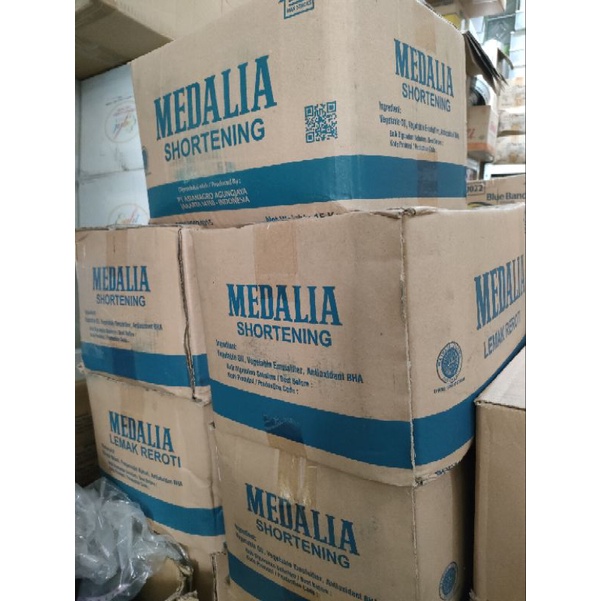 Jual Mentega putih tawar/shortening merk Medalia repack 500gr | Shopee ...
