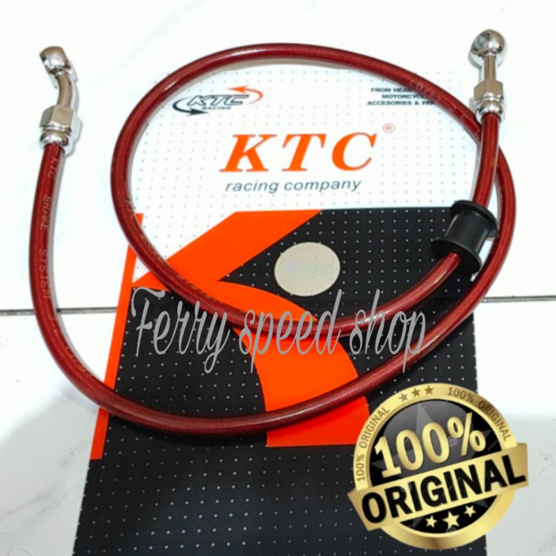 Jual Selang rem KTC 110cm 92cm 75cm 60cm 45cm / Selang KTC 92 110 75 60 45 universal KTC racing ...