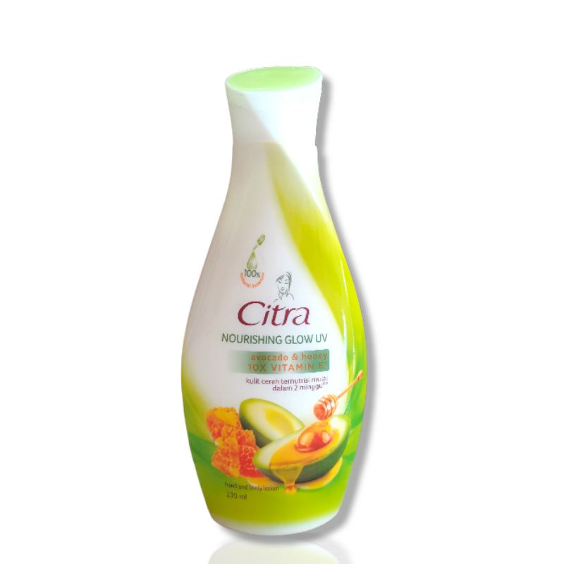 Jual CITRA BODY LOTION 230ml NOURISHING GLOW UV (AVOCADO & HONEY ...