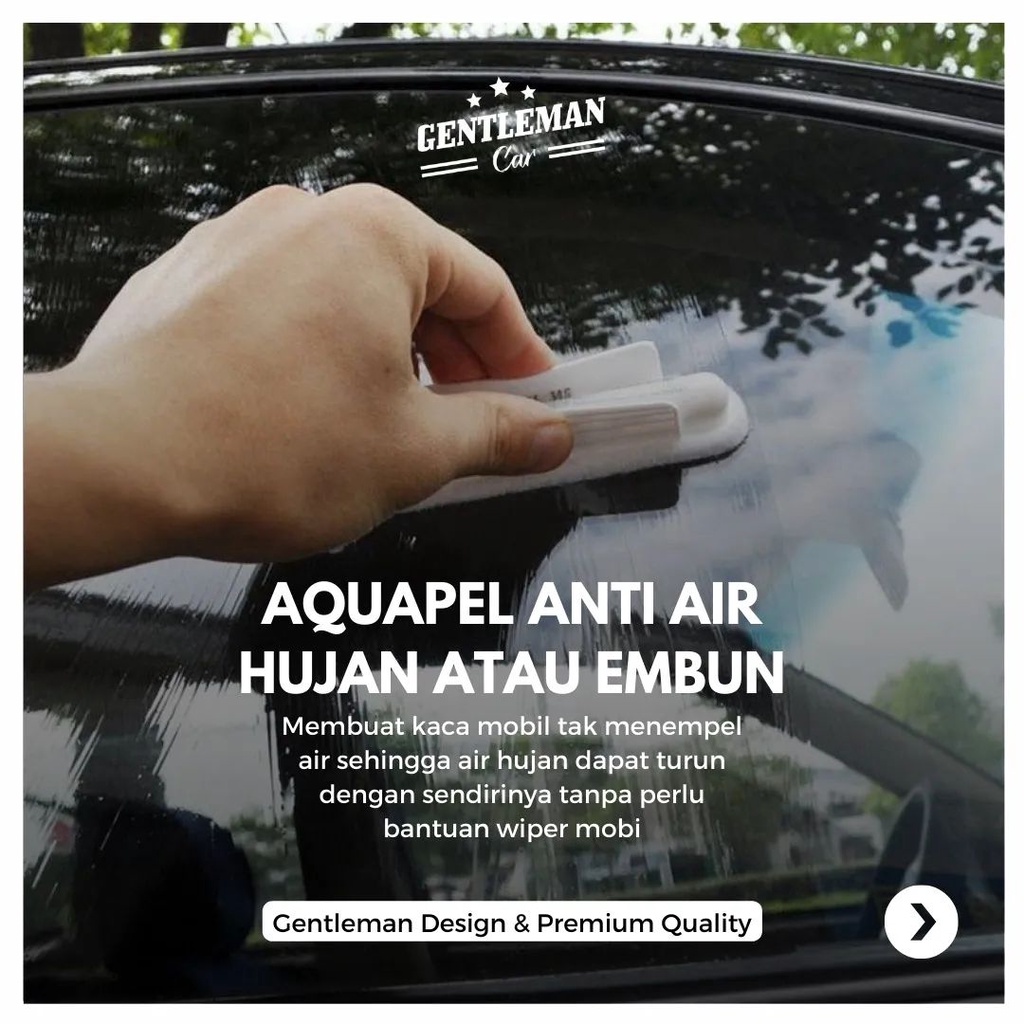 Jual AQUAPEL Water Anti Air Hujan Embun Efek Daun Talas Kaca Depan ...