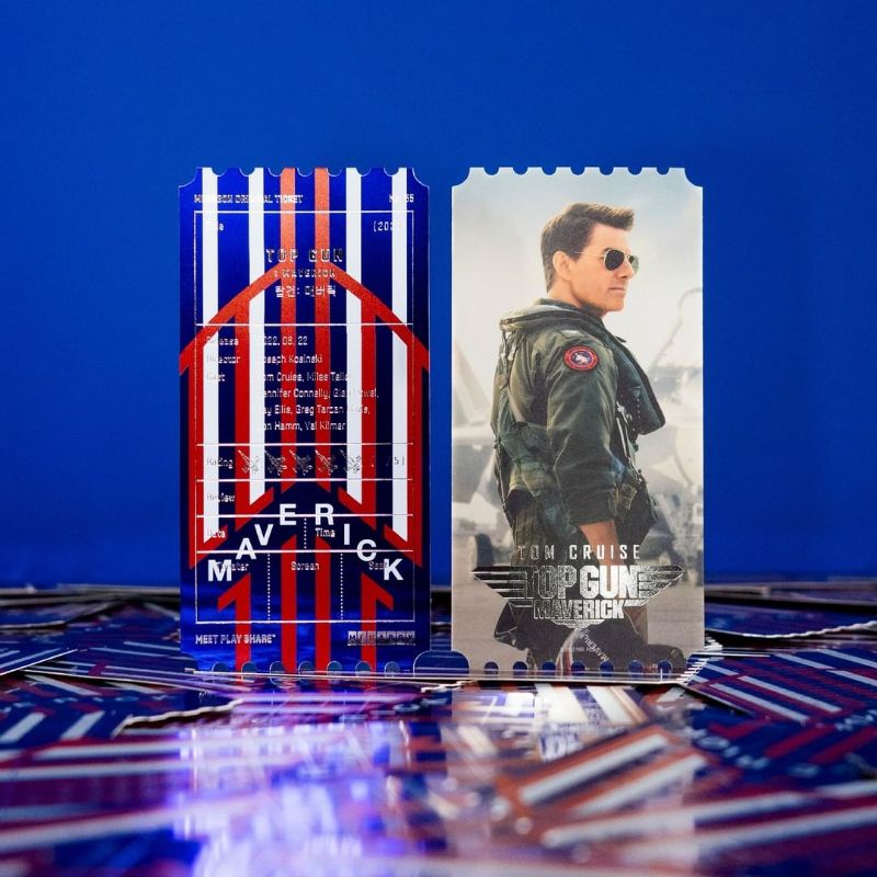 Jual collectible ticket top gun maverick (megabox korea) // topgun tg ...