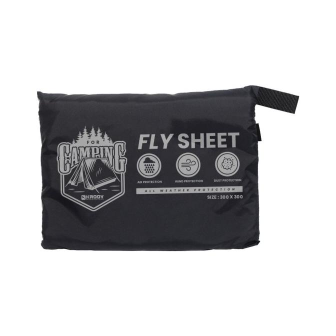 Jual KROOV FLYSHEET TENDA CAMPING OUTDOOR 300X300 RFED5454EFF | Shopee ...