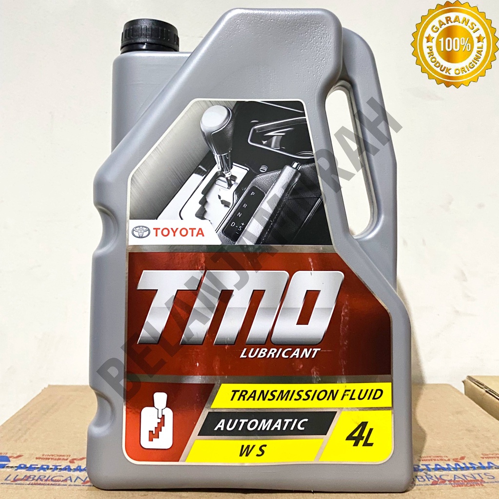 Jual Oli Transmisi Automatic Matic Toyota TMO ATF WS Galon 4 Liter 100% ...