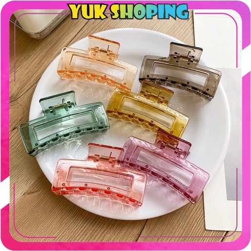 Jual YUKSHOPING Jedai Kotak Bolong 8.5cm Tranasparan Model Baru Jepit ...