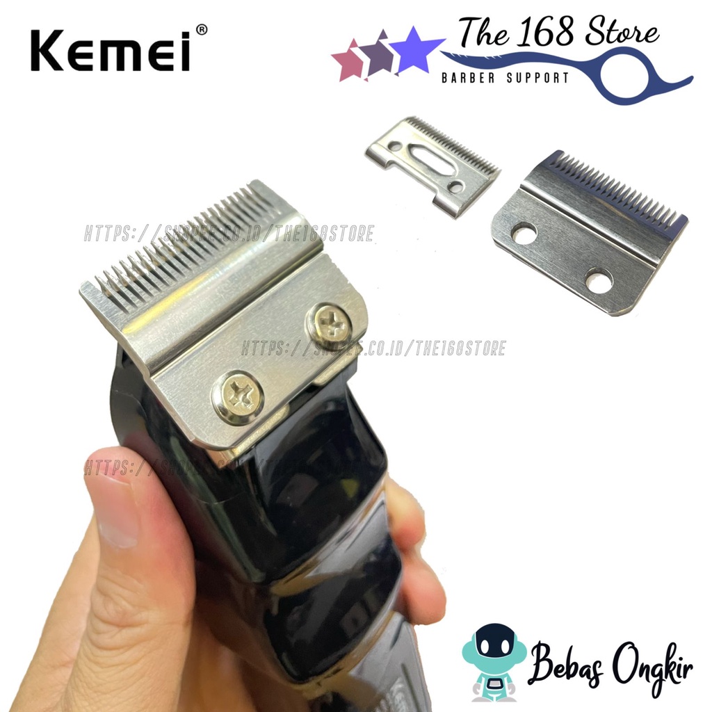 Jual Mata Pisau Cukur Kemei Magic Clip Original Blade W2 Hair Clipper Mata Alat Mesin Cukuran ...