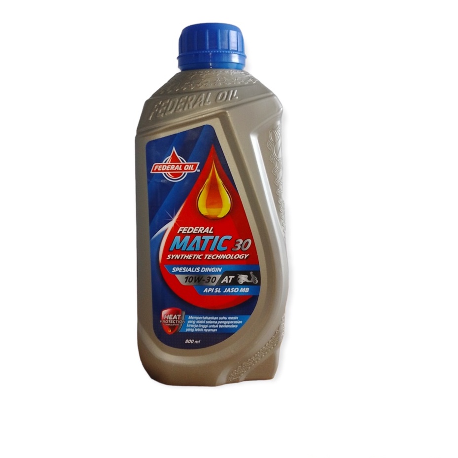 Jual OLI FEDERAL MATIC SYNTHETIC TECHNOLOGY 800ML 0.8L / Oli Motor ...