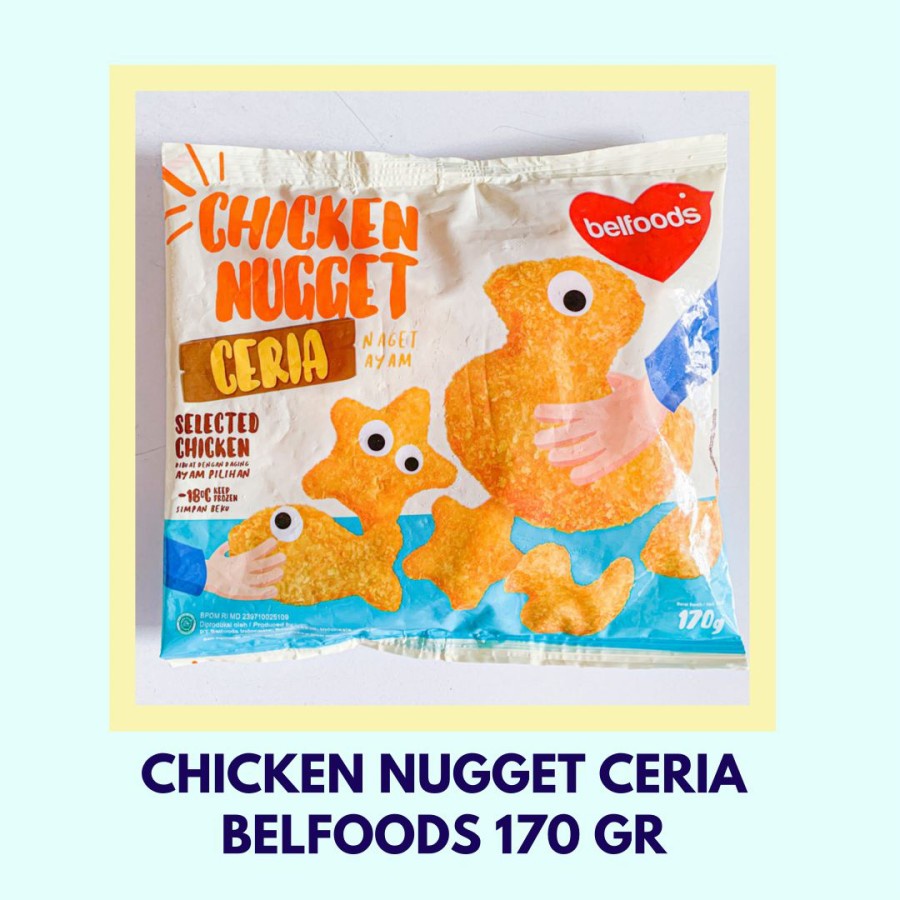 Jual Nugget Ayam Ceria 170 gr, Produk Belfoods | Shopee Indonesia