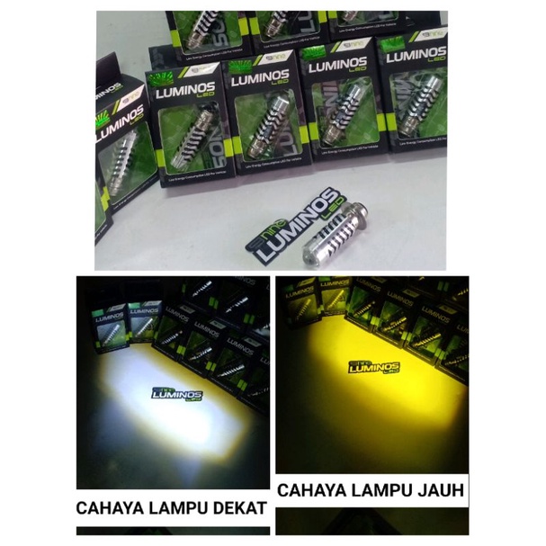 Jual LAMPU LED DEPAN 2WARNA/BOHLAM LED DEPAN LUMINOS LS 2 LASER 2WARNA ...