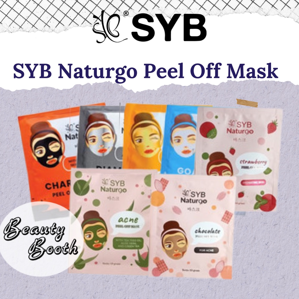 Jual SYB Peel Off Mask | Masker Wajah Organik | Masker Gold Milk ...