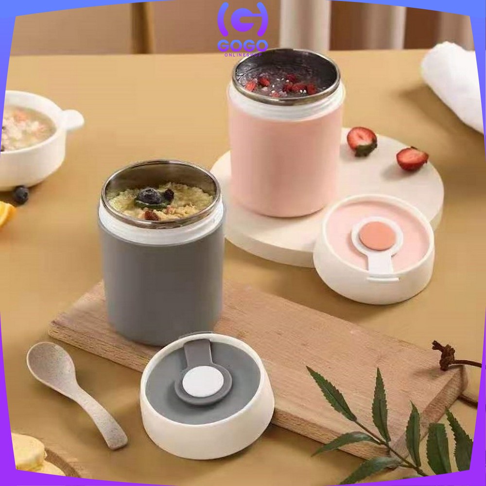 Jual GOGO-C378 Termos Soup Mini Thermal Stainless 304 Termos Sup Tahan Panas / Termos Bubur ...