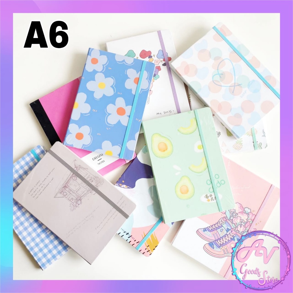 Jual Diary Tali A6 Fancy Karakter / Notebook Tali Fancy A6 / Buku Notes ...