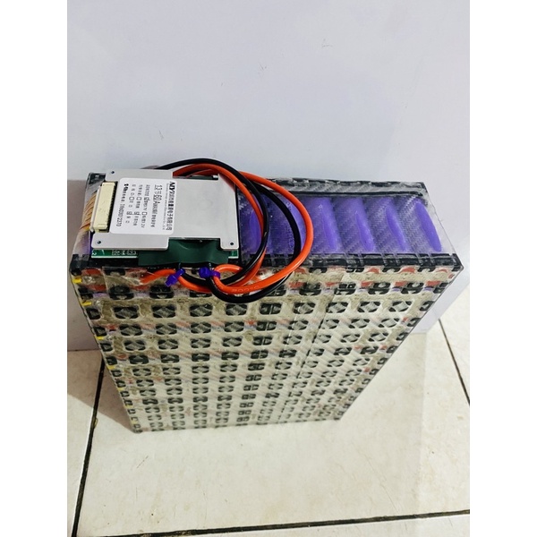Jual Baterai Pack 18650 custom 48V 16Ah + BMS 13S | Shopee Indonesia