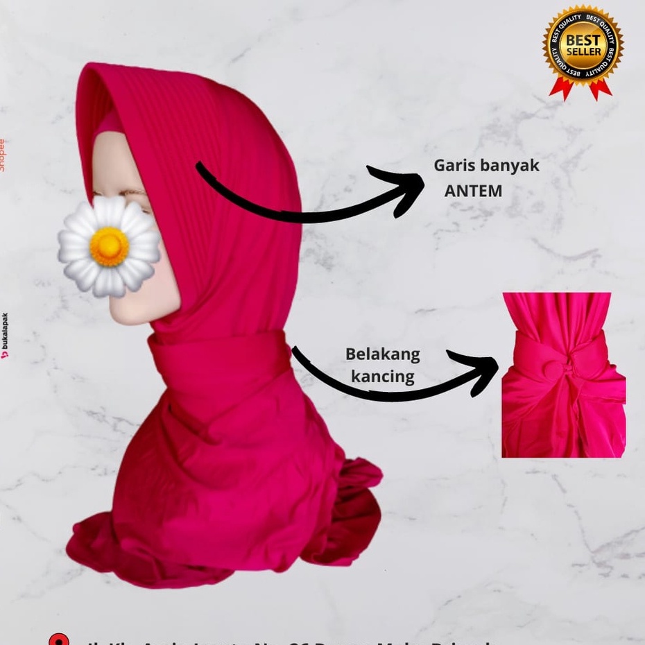 Jual JILBAB BHAYANGKARI PINK FANTA GARIS BANYAK KANCING | Shopee Indonesia