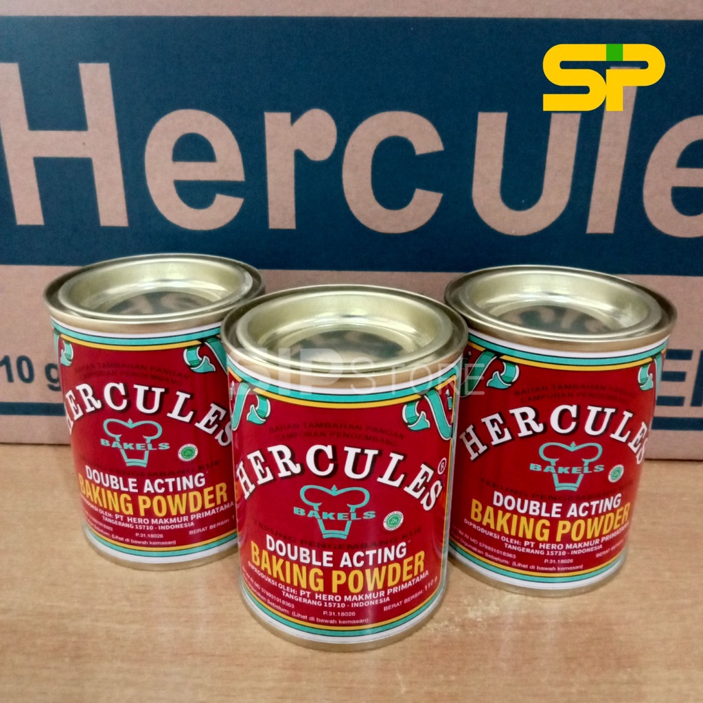 Jual Baking Powder "HERCULES" Double Acting @110gr / Tepung Pengembang ...