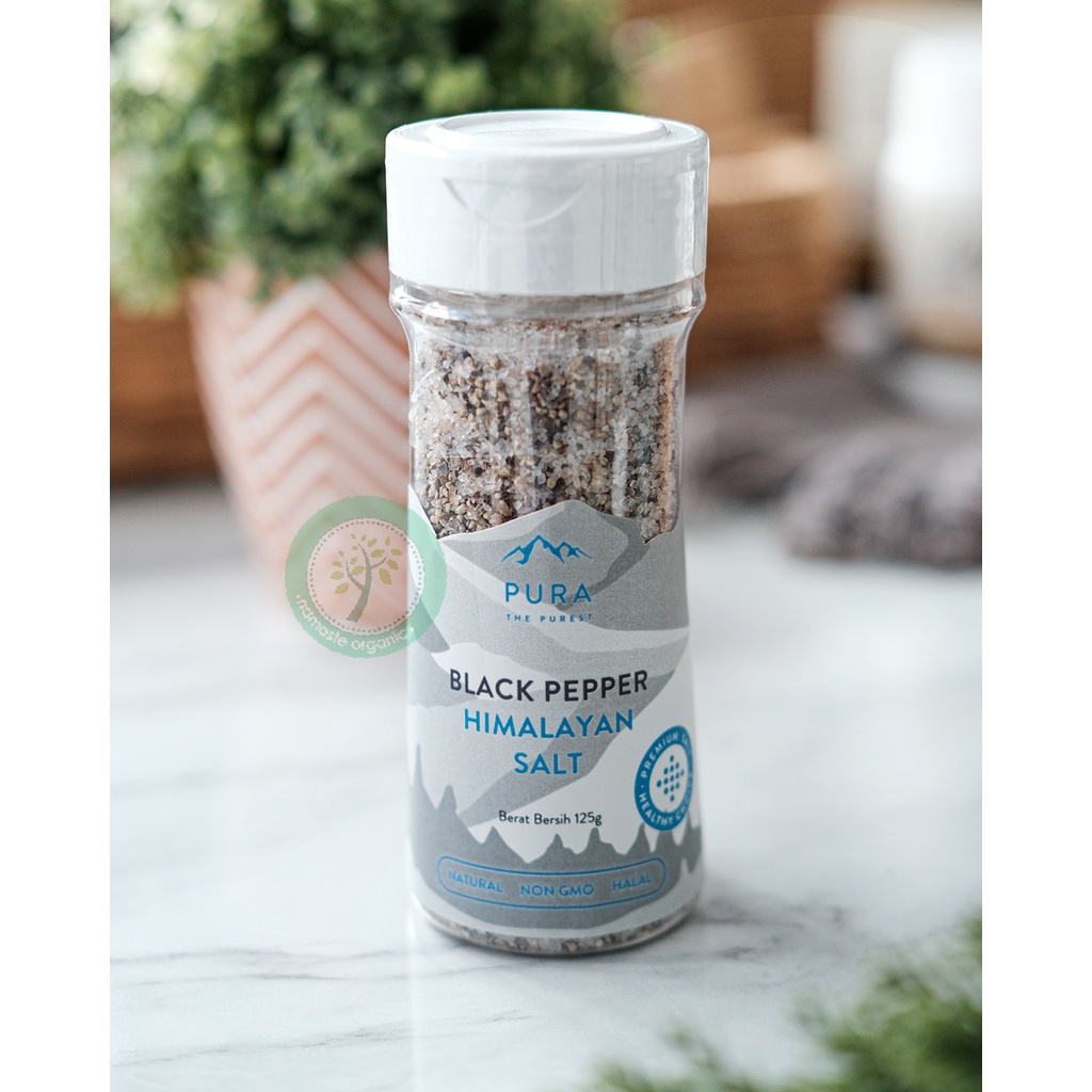 Jual PURA - HIMALAYAN SALT BLACK PEPPER 125GR | Shopee Indonesia