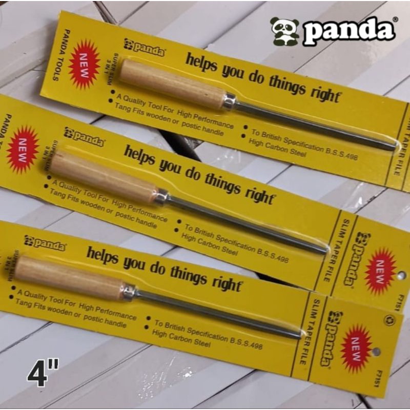 Jual Kikir Gagang Kayu 4 INC PANDA 7151 | Shopee Indonesia