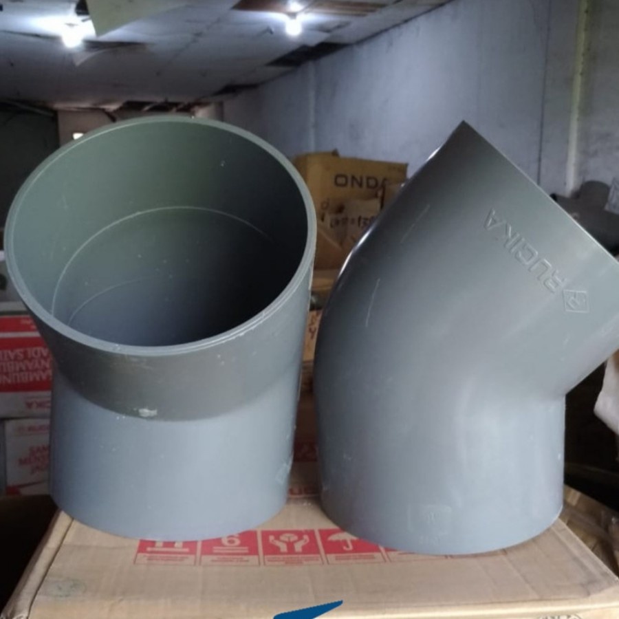 Jual Keni 8" 45 Derajat Elbow Knee knie kenie PVC RUCIKA 45 derajat x 8 ...