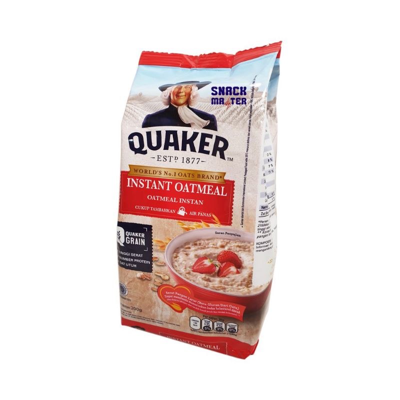 Jual Quaker Instant Oatmeal / Quick Cook 200gr | Shopee Indonesia