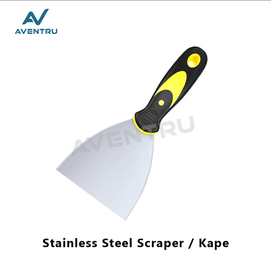 Jual Kape Kapi Scraper Putty Knife Skrap Cat Stainless Besi Gagang ...