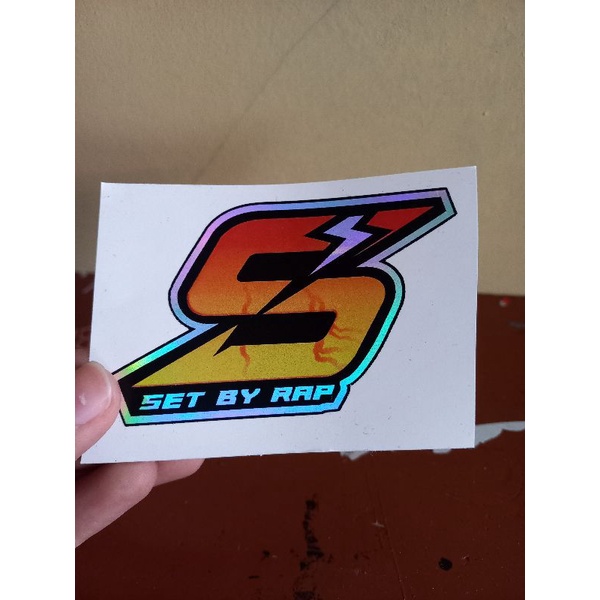 Jual stiker hologram pelangi set by rap / sticker keren | Shopee Indonesia