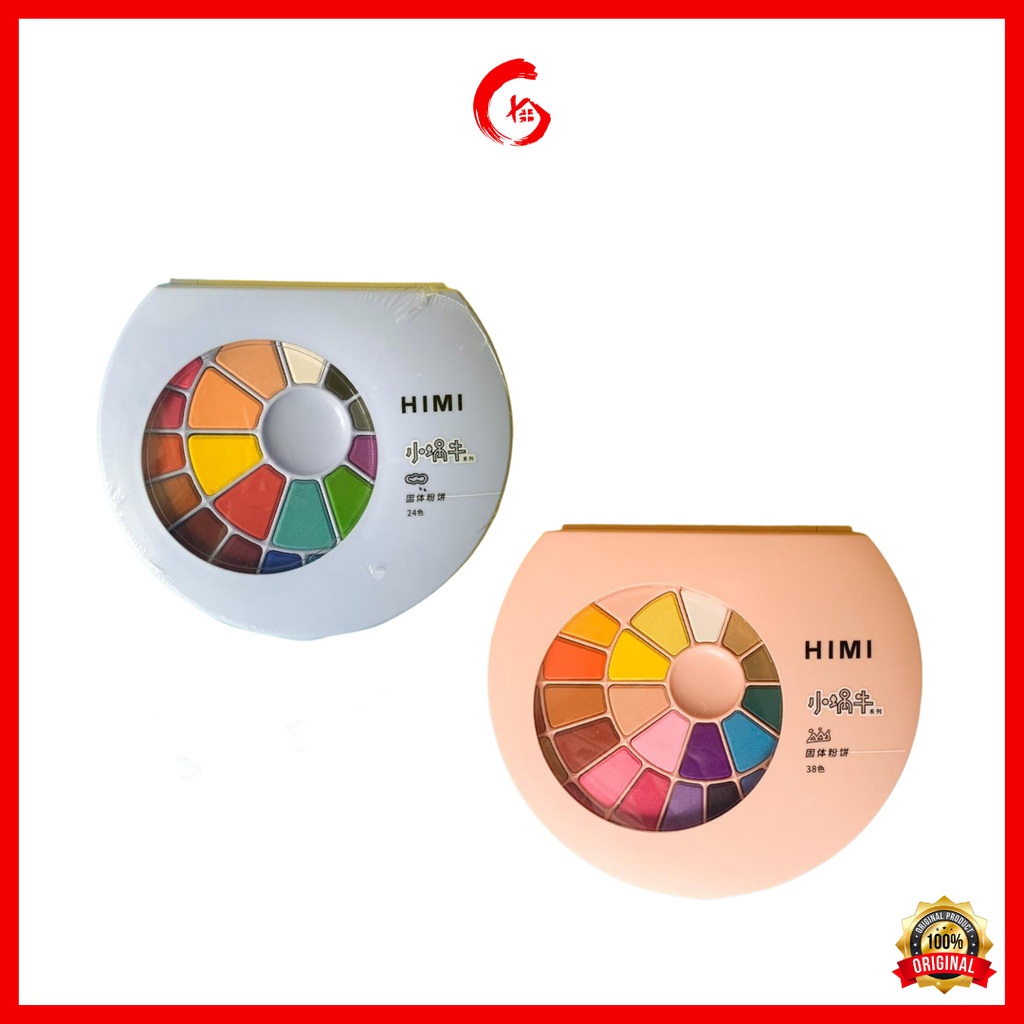 Jual MIYA HIMI Solid Watercolor / Cat Air Set with Brush | Shopee Indonesia
