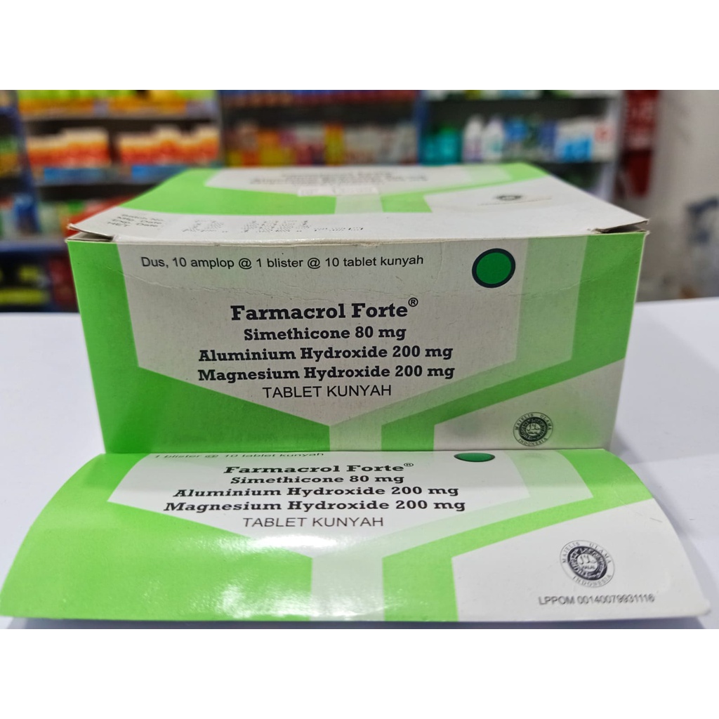 Jual Farmacrol Forte Tablet Kunyah 𝟏 𝐒𝐓𝐑𝐈𝐏 𝐈𝐒𝐈 𝟏𝟎 𝐓𝐀𝐁𝐋𝐄𝐓 - Maag dan ...