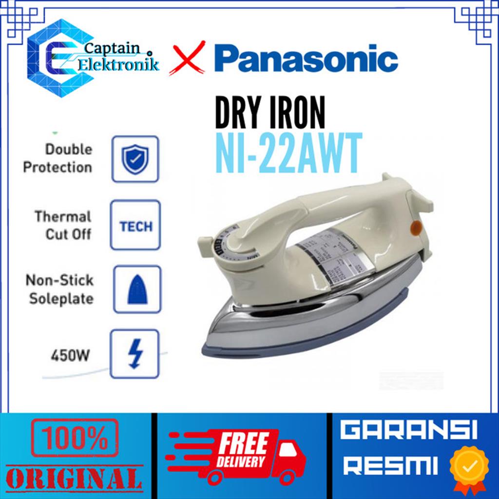 Jual Panasonic Setrika Dry Iron - NI-22AWT / NI 22AWT / 22 AWT | Shopee ...