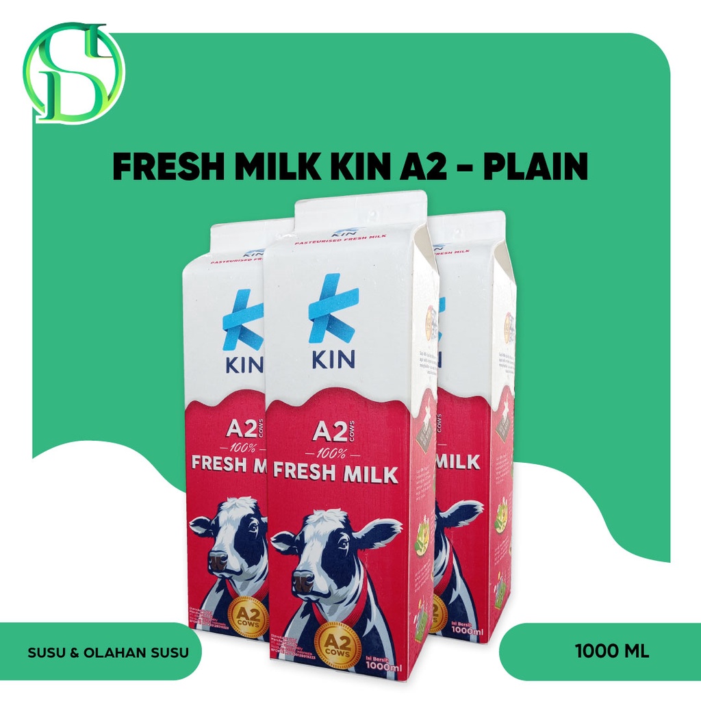 Jual Susu Freshmilk KIN Milk A2 Plain 1000ml | Shopee Indonesia