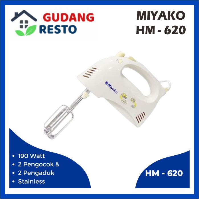 Jual Miyako Hand Mixer HM620 / Handmixer HM-620 / han mikser HM 620 ...
