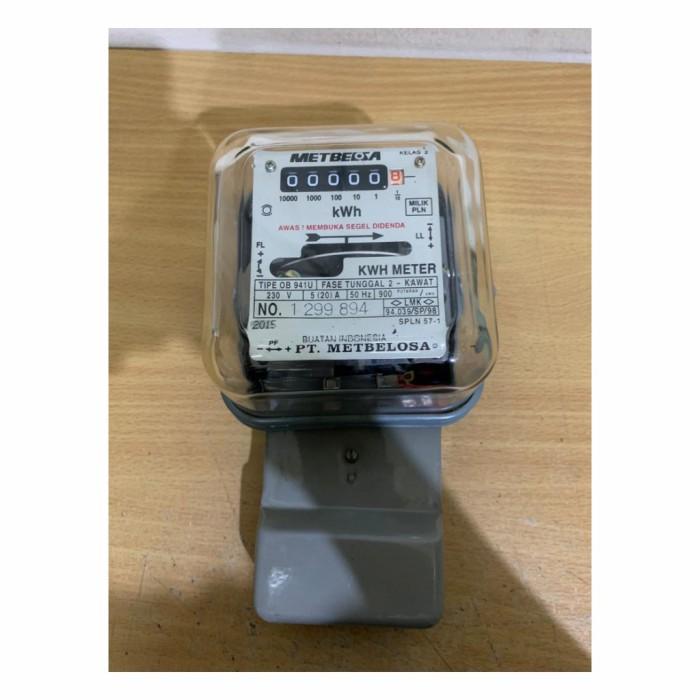 Jual Pengukur Kwh Meter Analog 1Phase 5/20 Metbelosa Pascabayar Bulanan | Shopee Indonesia