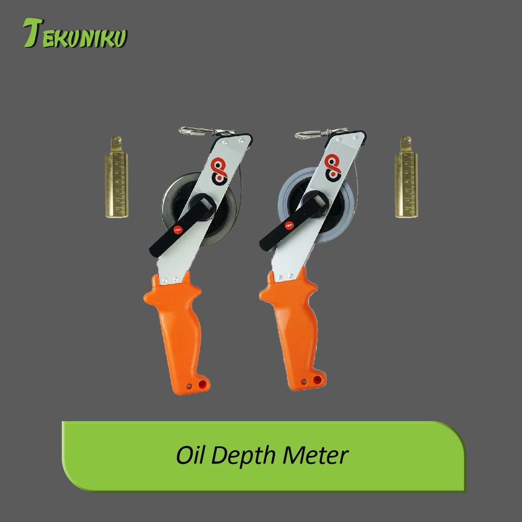 Jual Oil Depth Meter | Sounding Tape | Meteran Minyak | Shopee Indonesia