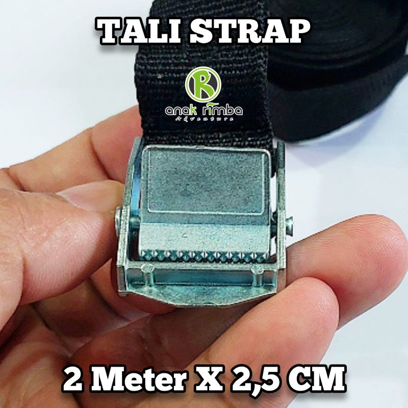 Jual TALI STRAP PENGIKAT BARANG 2 METER X 2,5 CM | Shopee Indonesia
