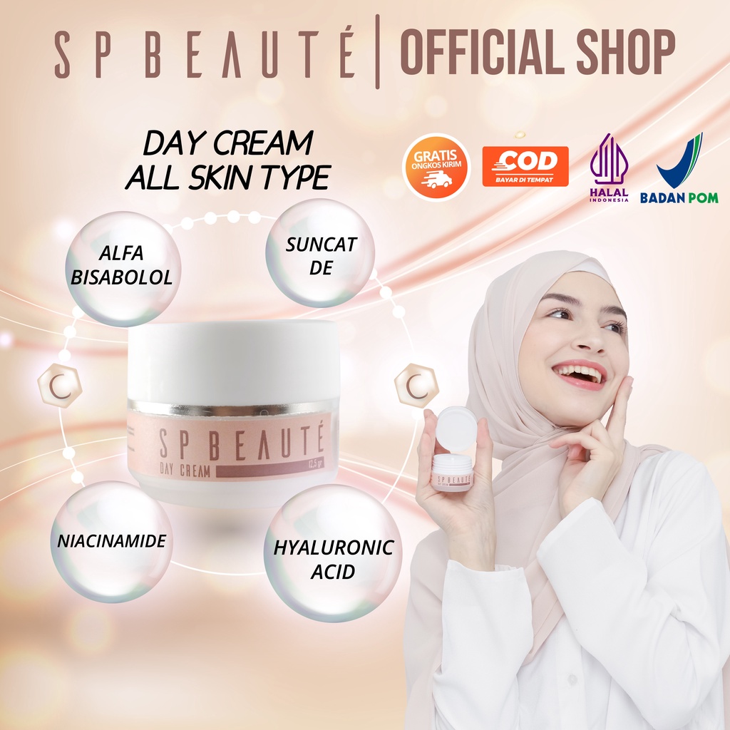 Jual SP BEAUTE - Day Cream Melembabkan Wajah Kulit Sunscreen BPOM ...