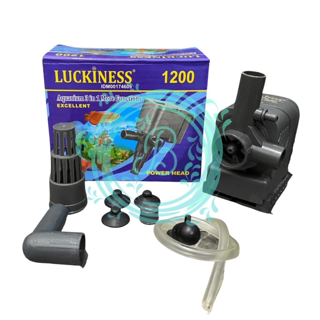 Jual Luckiness 1200 Pompa Air Celup Aquarium Aquascape Hidroponik ...